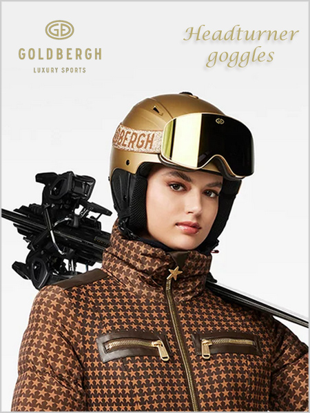 Goldbergh Headturner ski goggles gold | Alpine Room